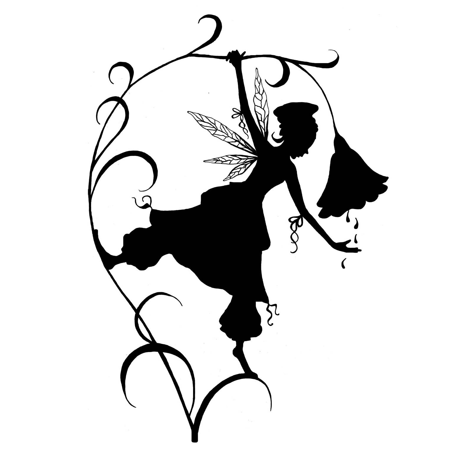 Lavinia Leimasin Fleur Silhouette Askartelu Klemmarikellari